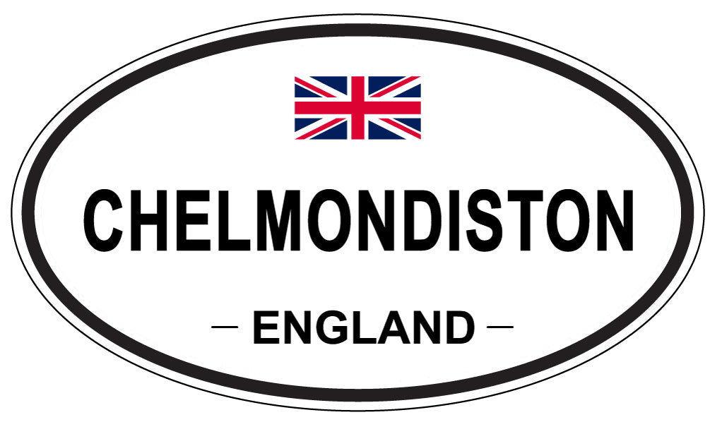 CHELMONDISTON, England - Oval Magnet – Standard Decal
