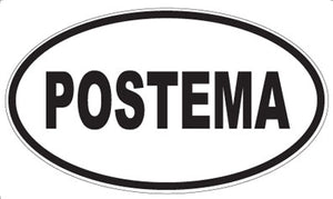 POSTEMA - Oval Sticker – Standard Decal