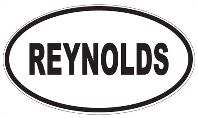 REYNOLDS - Oval Magnet – Standard Decal